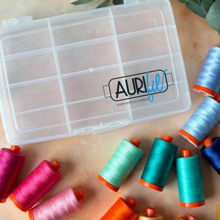 Aurifil EMPTY 12 Large Spool Thread Case – Merrily We Quilt Along