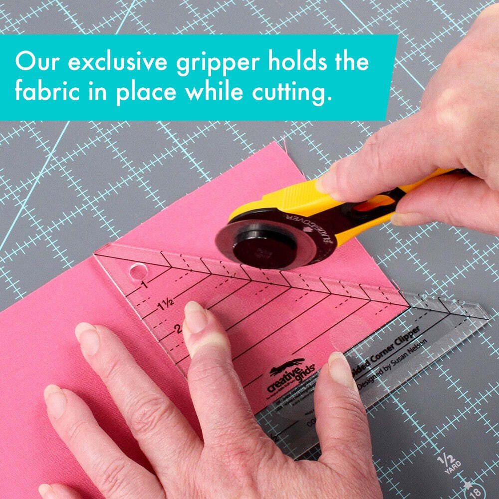 Ruler - Creative Grid - Folded Corner Clipper Tool – Merrily We Quilt Along