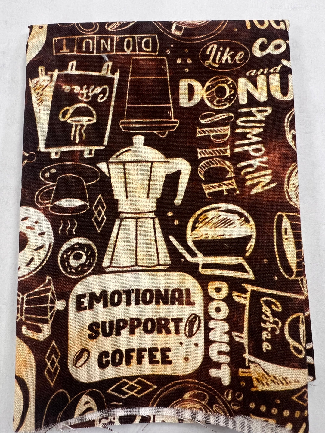 KIT - Pot Holder - Coffee and Donuts 9" x 9" – Merrily We Quilt Along