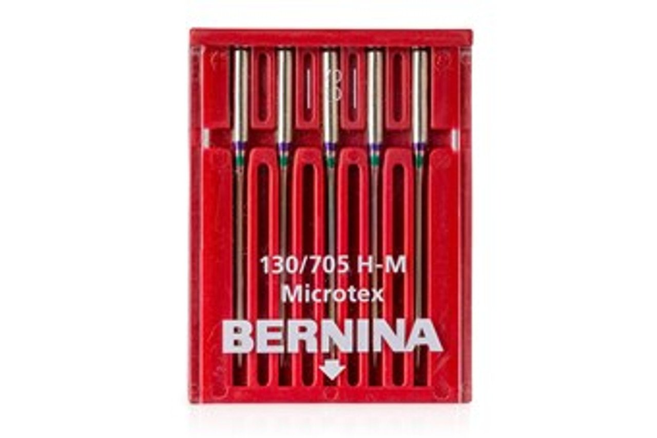 Machine Needles - Bernina - Microtex 90/14 - 5pk – Merrily We Quilt Along